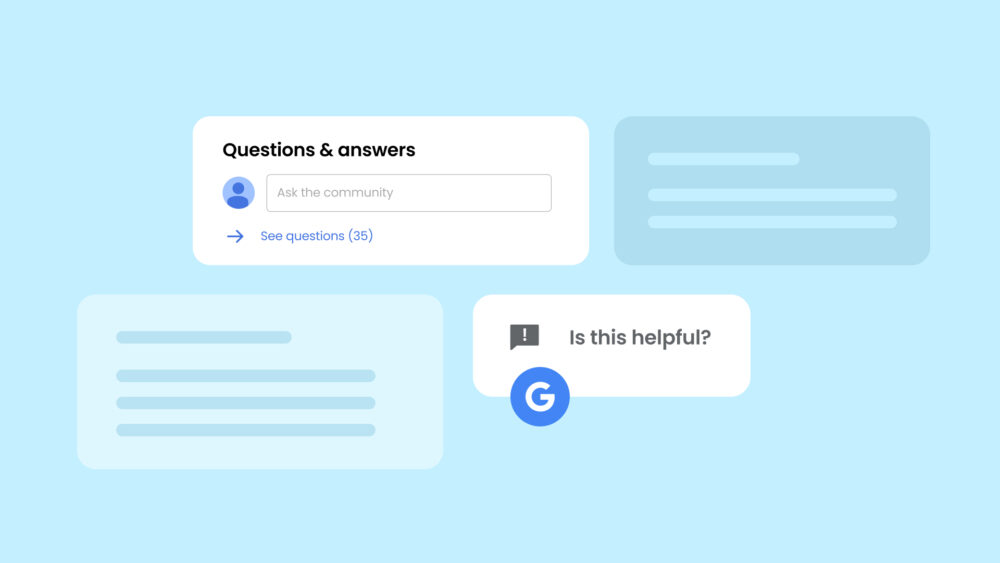What are Google Questions & Answers app features & how your business ...